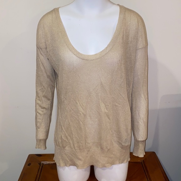 Sambag | Tops | Sambag Metallic Top | Poshmark